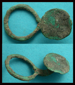 Cloak Fastener, c. 1st-2nd Cent., Noble Roman Coins