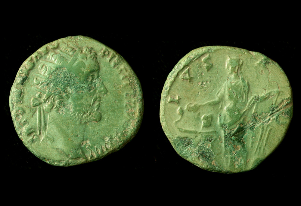 Antoninus Pius, Dupondius, Salus Reverse, Noble Roman Coins