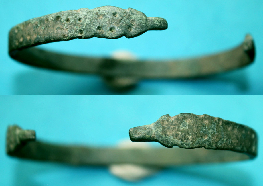 Bracelet, Celtic/Romano, Facing Snakes, 4th-1st Cent BC, Uber Rare ...