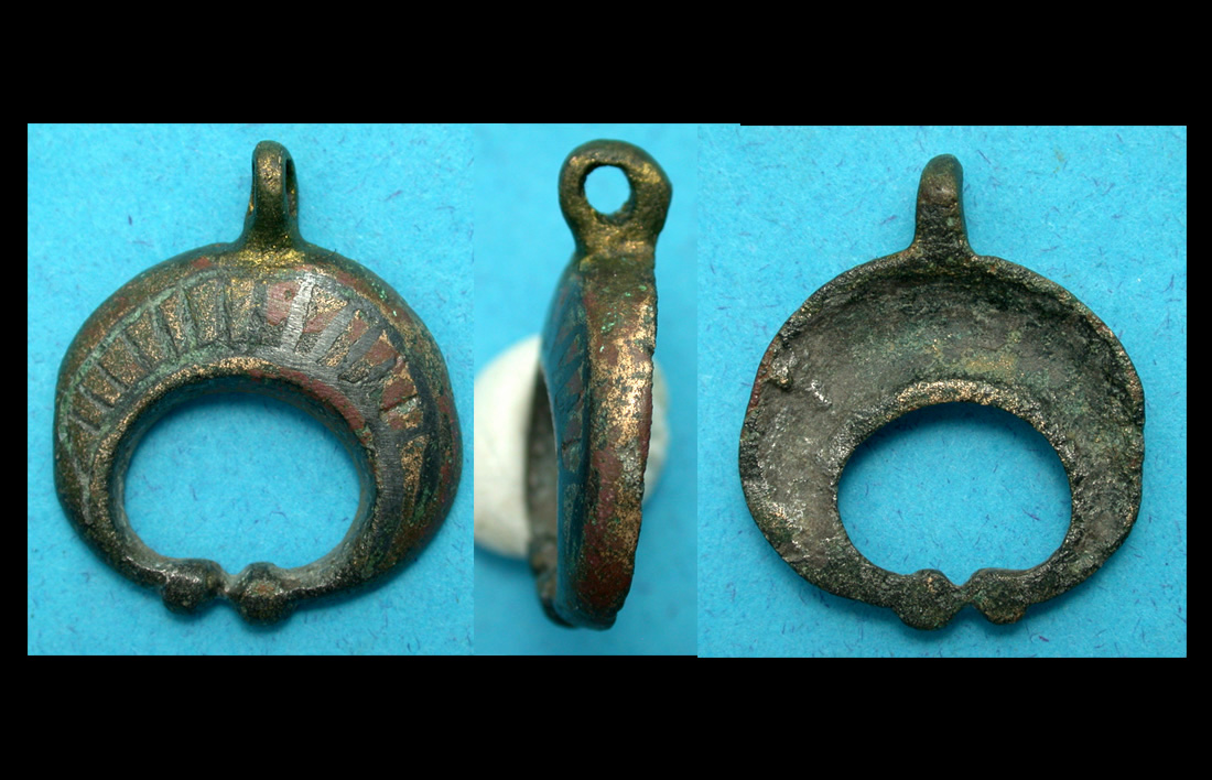 Pendent, Bulls Horns, Romano/Celtic, c. 1st-3rd Cent AD, Noble Roman Coins