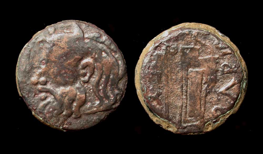 Olbia, Sarmatia, Borysthenes River God EYM, 275-250 BC, Noble Roman Coins