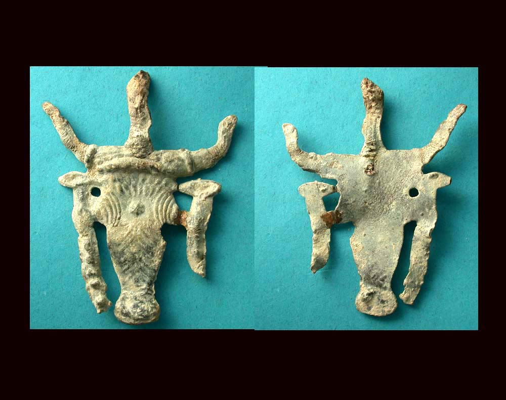 Scythia, Bucranium, Cast Lead, c. 7th- 4th Cent BC, Rare!, Noble Roman ...