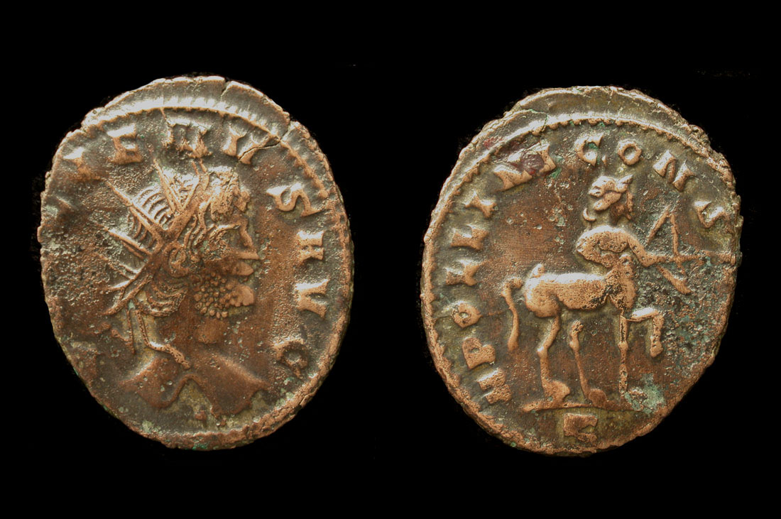 Gallienus, Zoo Issue, Centaur Drawing Bow reverse, Noble Roman Coins