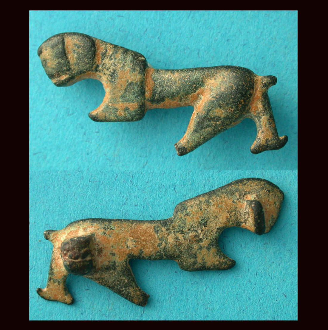 Brooch, Zoomorphic, Lion, 2nd Cent AD, Noble Roman Coins