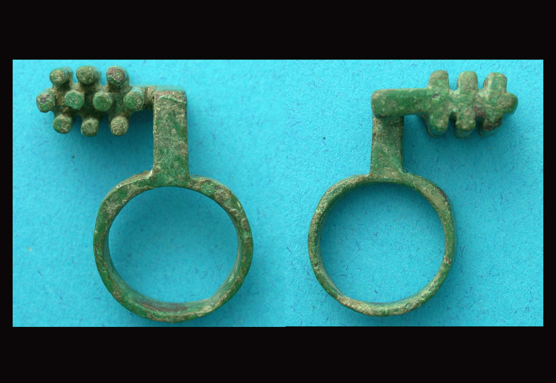 Key Ring, circa 2nd-3rd Cent AD, Rare Type!, Noble Roman Coins