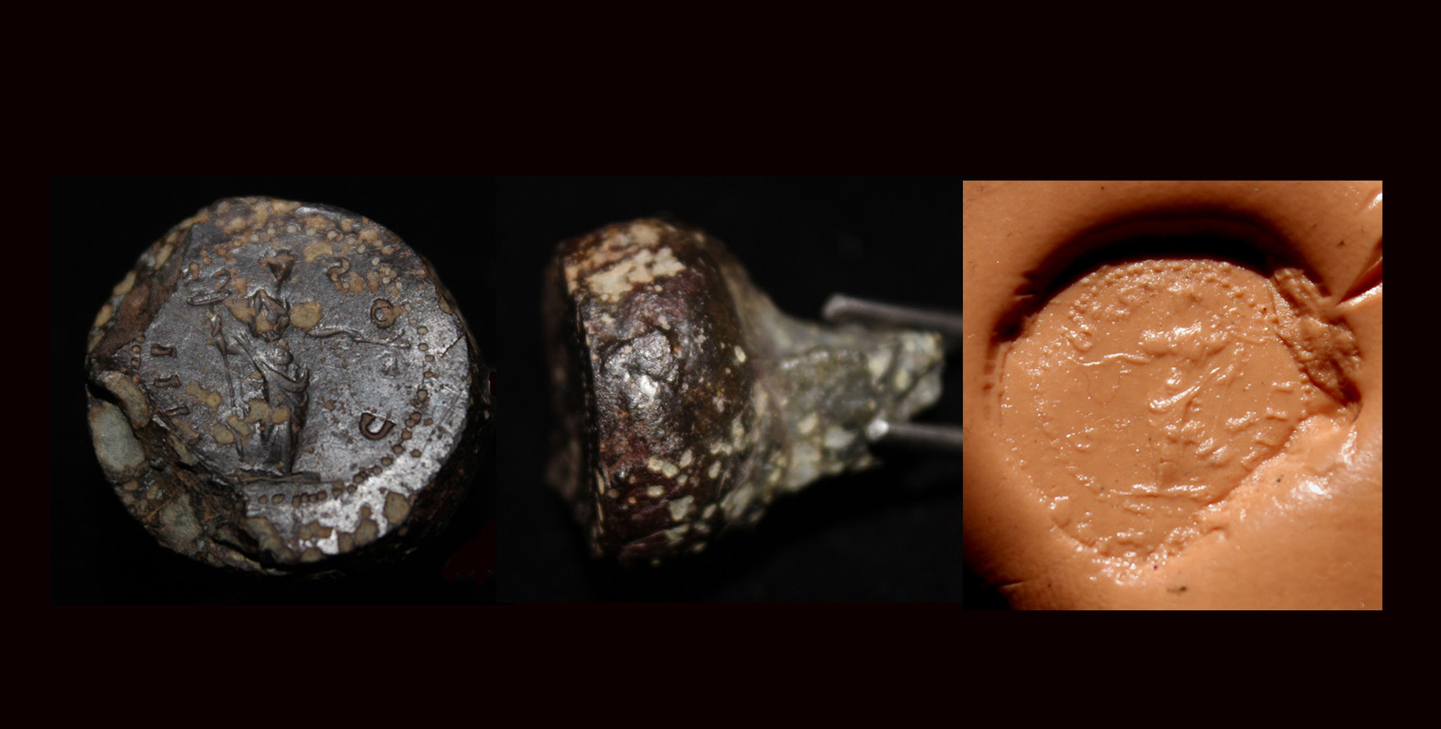 Roman Coin Die, Denarius, Reverse COS IIII, Extremely Rare! Sold ...