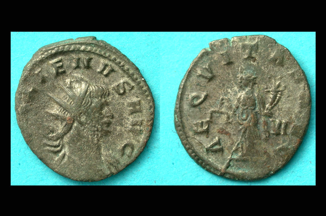 Gallienus, Aequitas Reverse, Sharp!, Noble Roman Coins