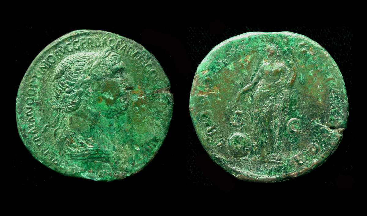 Trajan, Sestertius, Providence reverse, Beautiful!, Noble Roman Coins