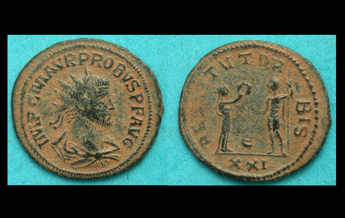 Probus, Antoninianus, Orbis Terraria reverse!, Noble Roman Coins