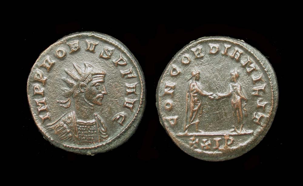 Probus, Antoninianus, Concordia, Siscia mint, Superb!, Noble Roman Coins