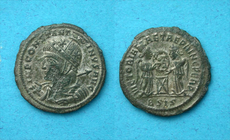 Constantine I, VLPP, Siscia Mint, R3! Sold!, Noble Roman Coins